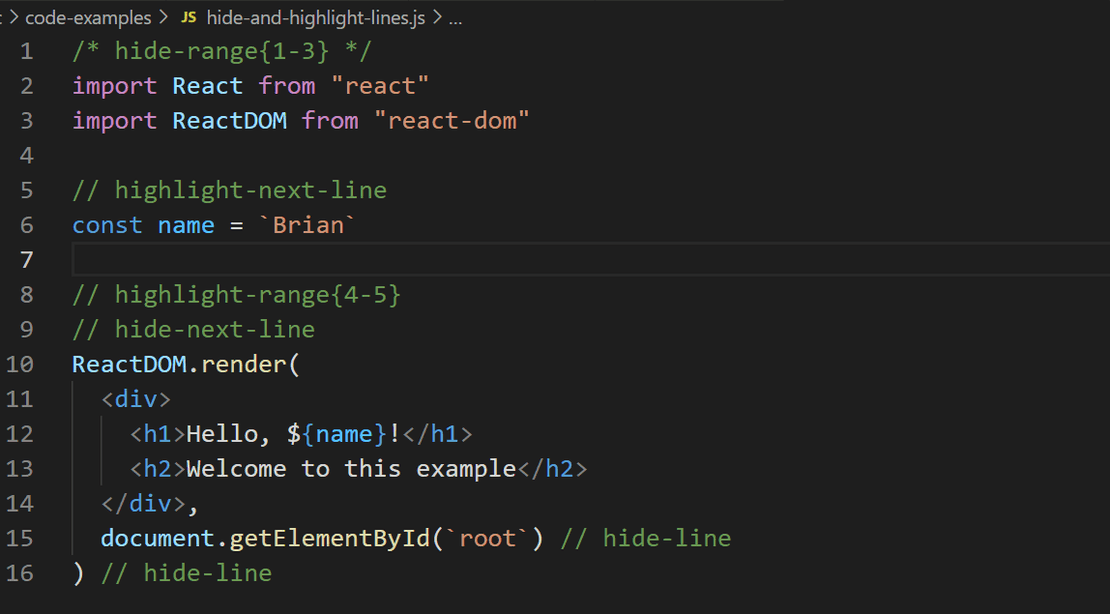 Unified Gatsby Remark Test